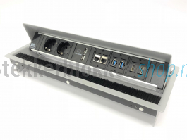 Bachmann Coni 2x stopcontact, dubbele usb lader en 3x custom module ...