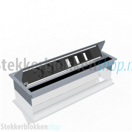 Bachmann Coni 3x stopcontact en 3x custom module | Stekkerblokkenshop.nl