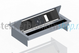 Coni inbouw stekkerblok 1x stopcontact, USB lader 1x custom module ...