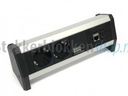 Stekkerdoos 2x stopcontact, 1x internetaansluiting en 1xHDMI ...