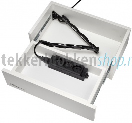 Evoline wing kabelgeleider | Stekkerblokkenshop.nl