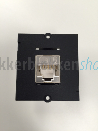 Bachmann custom module met 1x CAT6 RJ45 keystone | Stekkerblokkenshop.nl