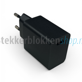 Usb-c adapter 30 Watt zwart | Stekkerblokkenshop.nl